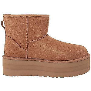 UGG Women's Classic Mini Platform Boots, Chestnut, 9