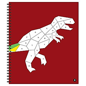 Brain Games - Sticker by Letter: Dinosaurs (Sticker Puzzles - Kids Activity Book)