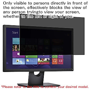 Synvy Privacy Screen Protector, Compatible with IO DATA I O LCD-MF271EDB 27" Display Monitor Anti Spy Film Protectors [Not Tempered Glass]