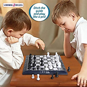 Chess Set for Kids and Adults | Beginners Chess Game with Step-by-Step Teaching Guide | Learning Chess Board Game for Boys and Girls Chess for Kids Ages 7 Plus