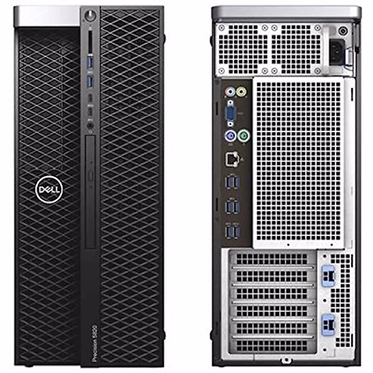 PCSP Precision 5820 Tower Workstation, Intel Xeon W-2133 up to 3.9GHz (6-Cores), 64GB RAM, 512GB M.2 NVMe PCIe SSD + 2TB HDD, M4000 8GB, 4x Display Ports (supports 4K), Windows 11 Pro 64-bit (Renewed)