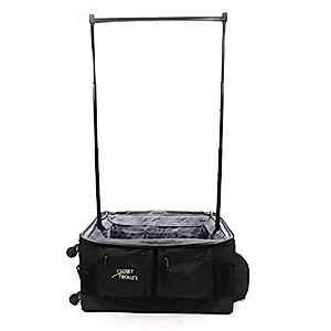Closet Trolley No-Lean Dance Duffel Bag with Garment Rack Great Bag for Competition Dance - Sturdy and Reliable - Does Not Lean and Collapsible for Easy Storage