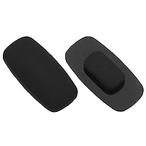 Sunglasses Nose Pads,BEHLINE 5 Pairs Soft Silicone Push-in Eyeglass Nose Piece,Comfort Nose Guards Anti-Slip Glasses Repair Kits Parts,Rectangular/Square 13mm (Black)