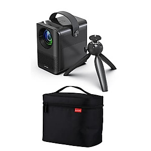 ETOE D2 Pro Projector with Mini Tripod Stand and Carrying Bag