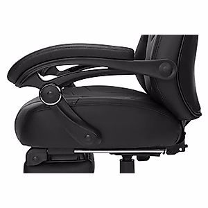 RESPAWN 110 Pro Gaming Chair - Gaming Chair with Footrest, Reclining Gaming Chair, Video Gaming Computer Desk Chair, Adjustable Desk Chair, Gaming Chairs For Adults With Headrest Pillow - Black