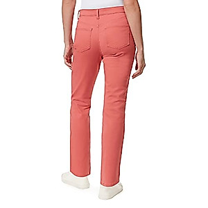 Gloria Vanderbilt Women's Amanda Classic High Rise Tapered Jean Standard, Persimmon, 10