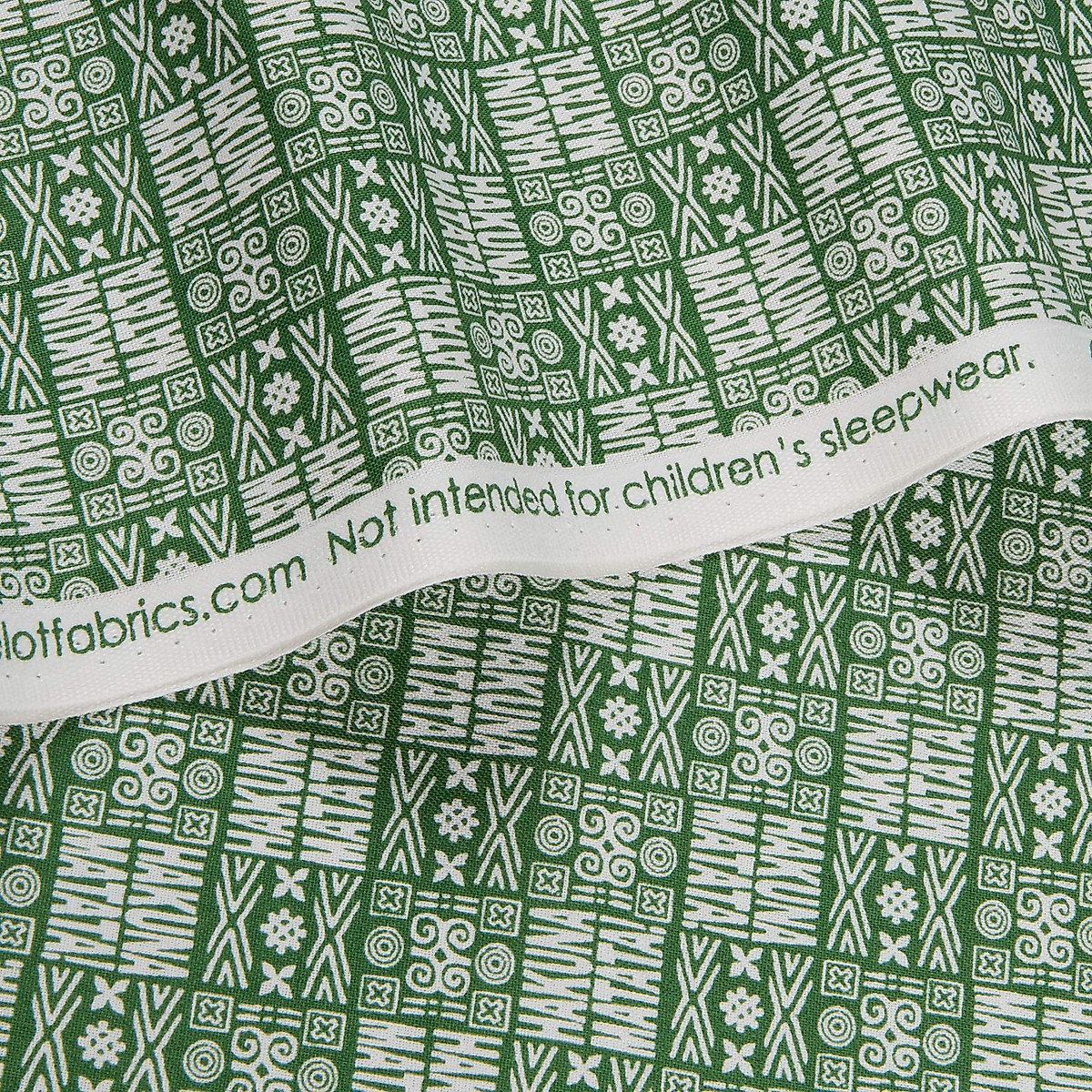 The Lion King Tribal in Green Quilt Fabric By The Yard