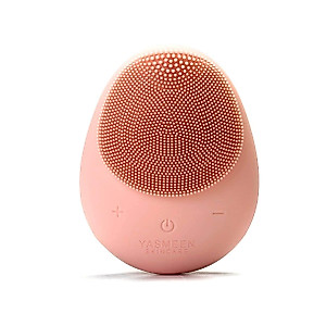 Sonic Facial Cleansing Brush, Waterproof Electric Face Cleansing Brush Device for Deep Cleaning|Gentle Exfoliating|Massaging,Rechargeable,Yasmeen Skincare Co.