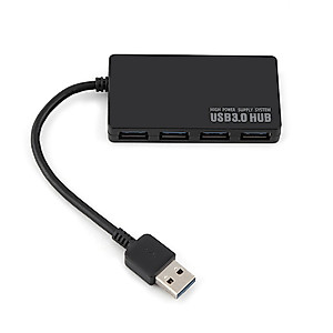 USB Charging Hub, Multi-Port Quick Charge Intelligent Smart Charging 4 Port USB Charger, for 7/8/10 Vista