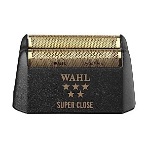 Wahl Professional 5 Star Series Finale Shaver Replacement Super Close Gold Foil, Hypo-Allergenic, Super Close, Bump Free Shaving for Professional Barbers and Stylists - Model 7043-100