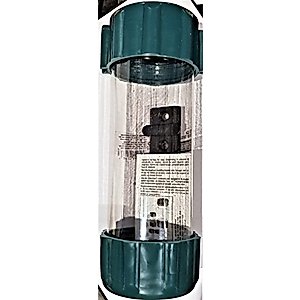 Clear Can Storage Container, 2.75" x 8", Color Varies (Green)