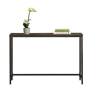 Sauder North Avenue Sofa Table, Smoked Oak finish