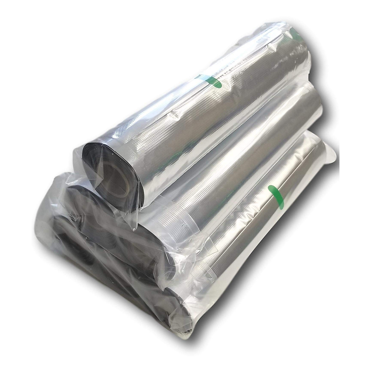 Mylar Vacuum Seal 8"x16' or 11"x16' Rolls | SteelPak Textured/Embossed Aluminum Foil Vacuum/Heat Seal Rolls to Create Custom-Sized Vacuum Sealer Bags (1, 11"x16')