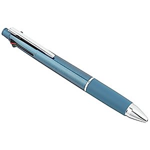 uni Jetstream Multi Pen 4 and 1, 0.5mm Ballpoint Pen (Black, Red, Blue, Green) and 0.5mm Mechanical Pencil, Teal Blue (MSXE5100005.39)