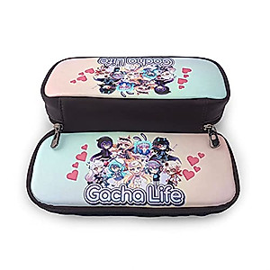 FUSTBIL Cute Large Pen Bag/Pencil Case Casual Cool Cute Student Learning Leather Custom Pencil Case Can Also Be Used As Purse Makeup Bag Fashion Pencil Case