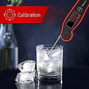 ThermoPro TP19 Waterproof Digital Meat Thermometer for Grilling with Ambidextrous Backlit & Thermocouple Instant Read Kitchen Cooking Food Thermometer for Candy Water Oil BBQ Grill Smoker