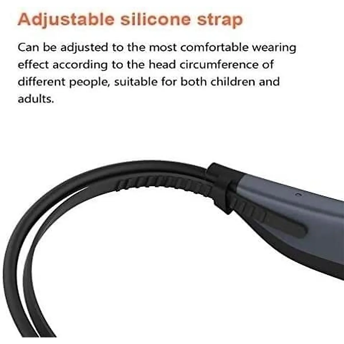 MUVLUX Conduction Headphone Bone Conduction Headphones,Bluetooth 5.0 Open-Ear Wireless Earphones,High Sound Quality,Ultra-Lightweight,Waterproof and Sweatproof Sports Headset