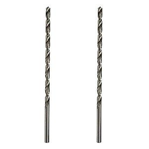 Rannb Twist Drill Bit Straight Shank for Electrical Drilling Tool 7mm/0.28" Bit Dia 200mm/8" Length - 2pcs