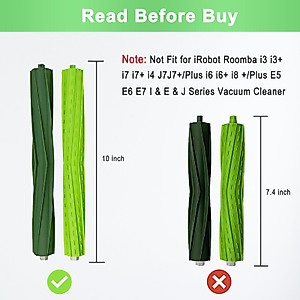 9 Pack Roomba s9 Replacement Parts Compatible for iRobot Roomba s9+ (9550) S9 (9150) Robot Vacuum Cleaner, 1 Set Rubber Brush,4 Filters,4 Side Brushes