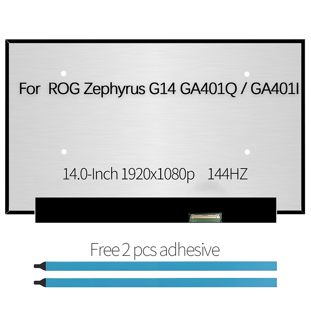 LCD LED Screen Replacement for Asus ROG Zephyrus G14 GA401Q 144Hz 100% sRGB FHD 1920X1080 IPS Display
