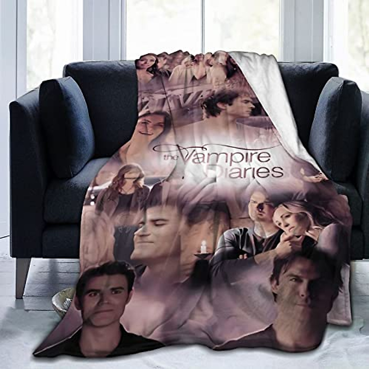 Christmas Flannel Fleece Blanket 50x40in Throw Blanket,Halloween Blanket, Ultra-Soft Lightweight Microfiber Plush Bed Blanket Queen Size for Bed, Sofa, Couch, Travel Blanket,50inchx40inch