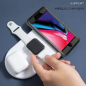 for iPhone 8 Plus Case iPhone 7 Plus Case with Screen Protector [Shockproof] [Dropproof] [Dust-Proof] 3 in 1 Heavy Duty Protection Phone Cover for Apple iPhone 8 Plus & 7 Plus 5.5" Black