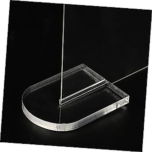 HAWILLOSCH 5 Sets DIY Blank Place Cards Aluminum Alloy Abs Name Place Cards Acrylic Transparent Place Cards for Table Setting Wedding Seat Card