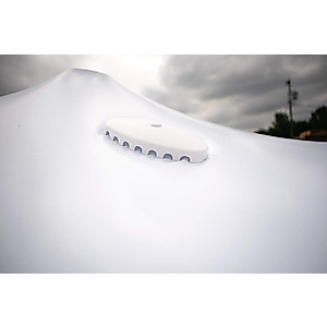 Transhield | 21ft - 27ft Wake Tower Boat Cover | Covers 100% of The Boat above The Rub Rail | UV Resistant Marine Heavy Duty Waterproof | Fits V-Hull Runabout Ski Boats (V Bow 25 ft - 27 ft)