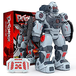 toylefun Robot Toys for Boys Kids 5-7 Year Old Remote Control Robots Gifts for 6-8 Birthday Present Toy Hand Gesture RC Sensing 2022 hot Smart programmable Robotics for 3 4 6 9 10 11 and up