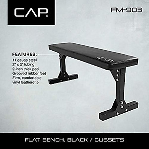 CAP Barbell Flat Utility Weight Bench