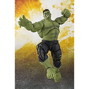 TAMASHII NATIONS S.H.Figuarts Hulk (Avengers: Infinity War) "Avengers: Infinity War" Action Figure, White