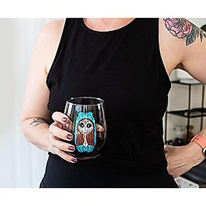 Disney The Nightmare Before Christmas Jack and Sally Stemless Glass Set