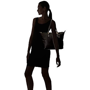 Tommy Hilfiger Women's Julia Tote Bag, Black Nylon