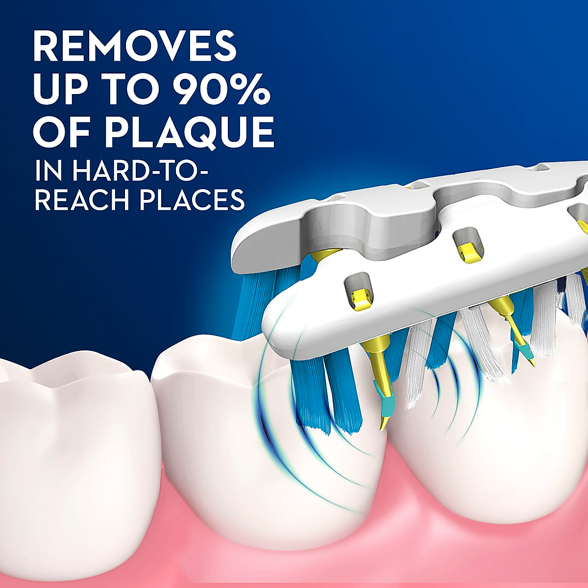 Oral-B Pulsar 3D White Advanced Vivid Soft Toothbrush Twin Pack (Color may vary)