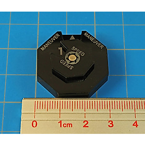 LITKO Space Wing Maneuver & Speed Dial | Compatible with Star Trek: Attack Wing | Black