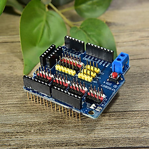 Comimark 2Pcs V5 Sensor Shield Expansion Board Shield for Arduino UNO R3 V5.0 Electric Module