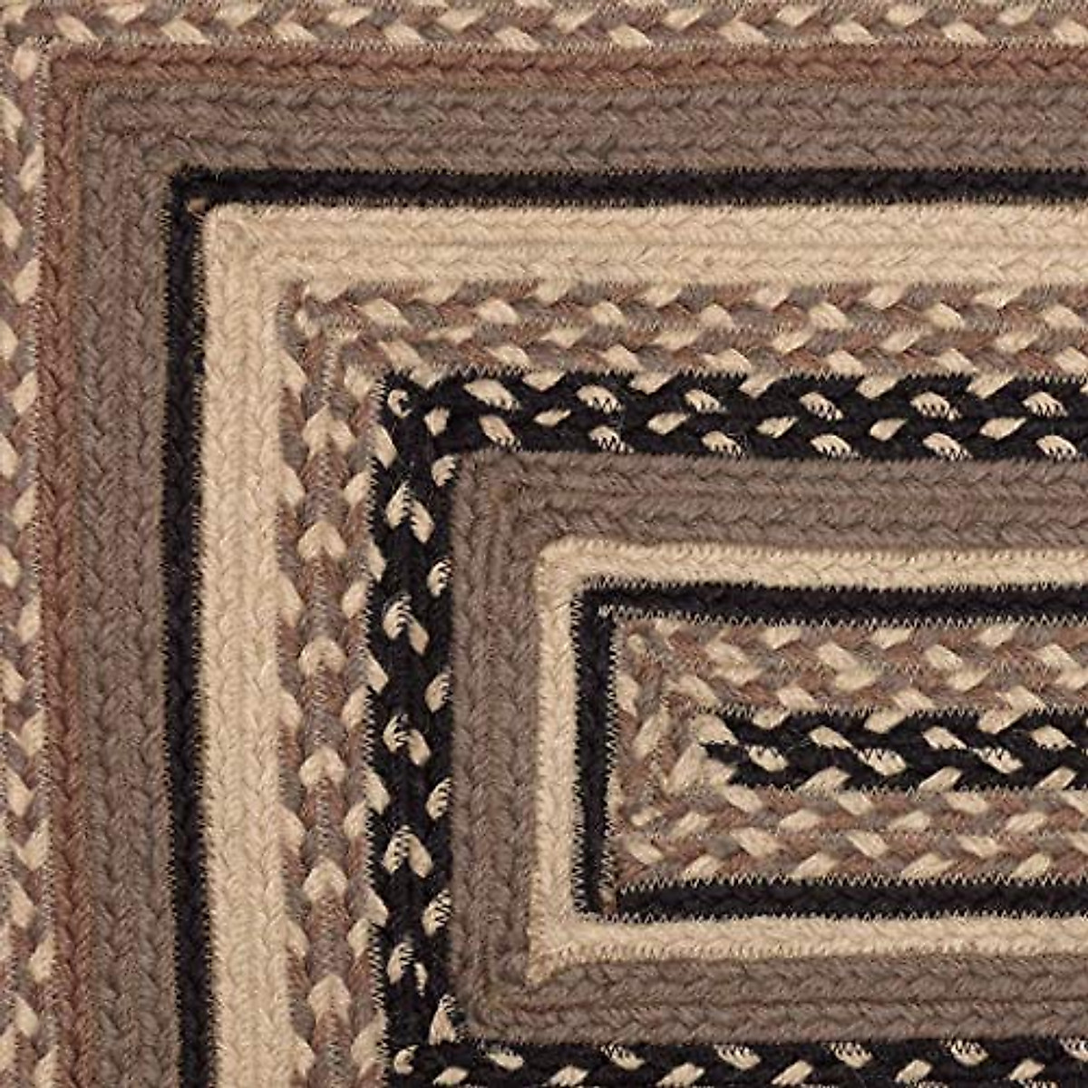VHC Brands Sawyer Mill Small Jute Rectangular Area Rug Farmhouse Country Style Doormat Non Skid Pad 20x30