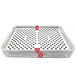 Foil Disposable Grill Topper Trays, 2-ct. Packs - 15 1/2 X 10 3/8 - (5 Packs of 2)