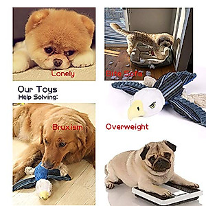 Sedioso Dog Toys Set, Large Dogs Toy, Stuffed Animal Dog Chew Toy, Soft Plush Dogs Toys Pack for Small. Middle, Large Breed(3-Pack, Birds)