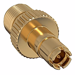 RP-SMA Female to TS9 Adapter (Pack of 2) Antenna Coax Extension Cable Converter fits 4G/LTE Mobile Hotspot, MiFi Router or Cellular Broadband Modem with TS-9 Male Plug Jack Connector -Tupavco TP1607