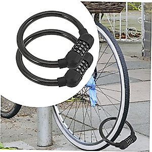 VANZACK 8 Pcs Wear-Resistant Bike Lock Convenient Bike Lock Sturdy Cable Lock Bike Chain Lock Reusable Bike Lock Daily Use Cycle Lock Multi-Function Bike Lock Abs Lock Disc Major
