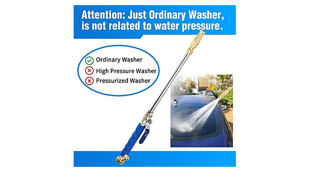 Hydro Jet Power Washer - High Pressure Garden Cleaning Tool