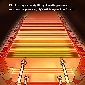 Outdoor Garden Heater Wall Mount Electric Heaters, 2200W PTC Ceramic Heater, Bathroom Space Heater, LED Touch Screen and Remote Control, 3 Modes, 9h-Timer Patio Heater