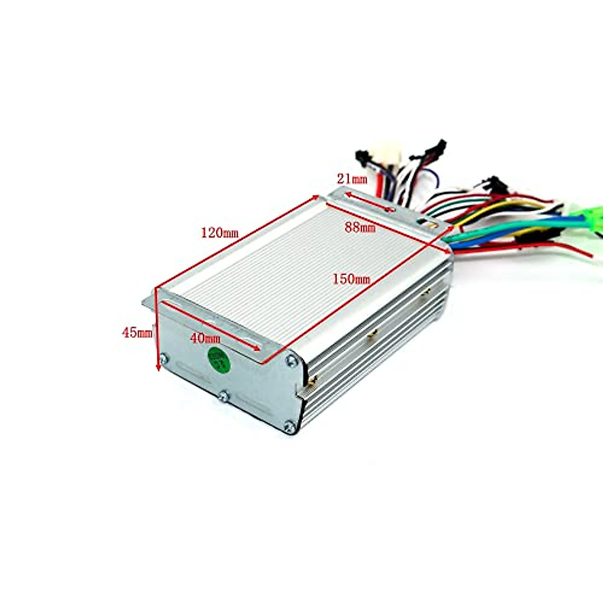 Bike Fender Dual Drive 36/48/60V 450/500W BLDC Electric Scooter Controller E-Bike 2 pcs brushless Speed Driver and 1Pcs LCD Display one Set Mud Guards (Color : 36V Set)