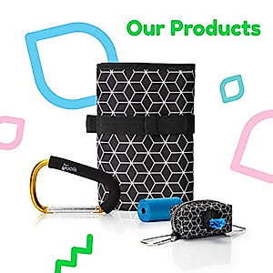 Toolik Diaper Bag Dispenser Refills Disposable Unscented Waste Bags (16 Rolls - 240 Bags)