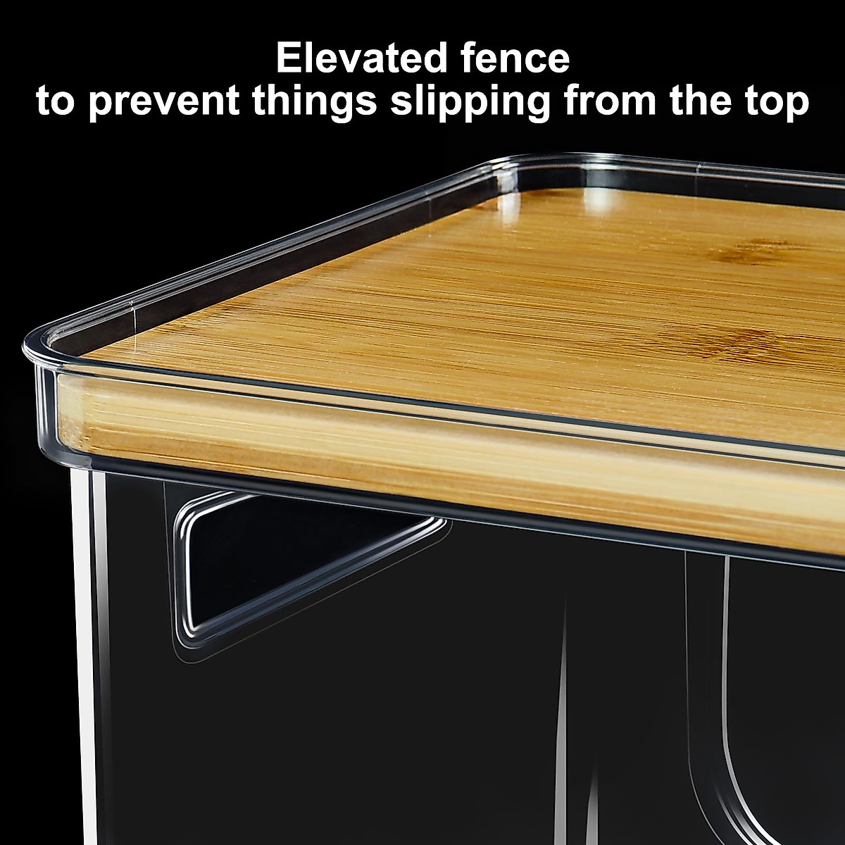 Spacemart Stackable Storage for Laundry Room Organization Extra Large Trash Bag Dispenser