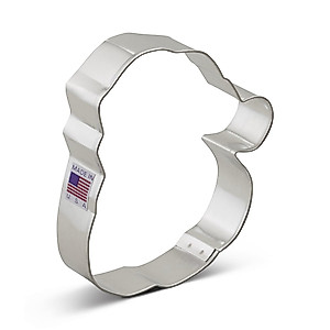 Santa Face Cookie Cutter 4.25" Made in USA by Ann Clark