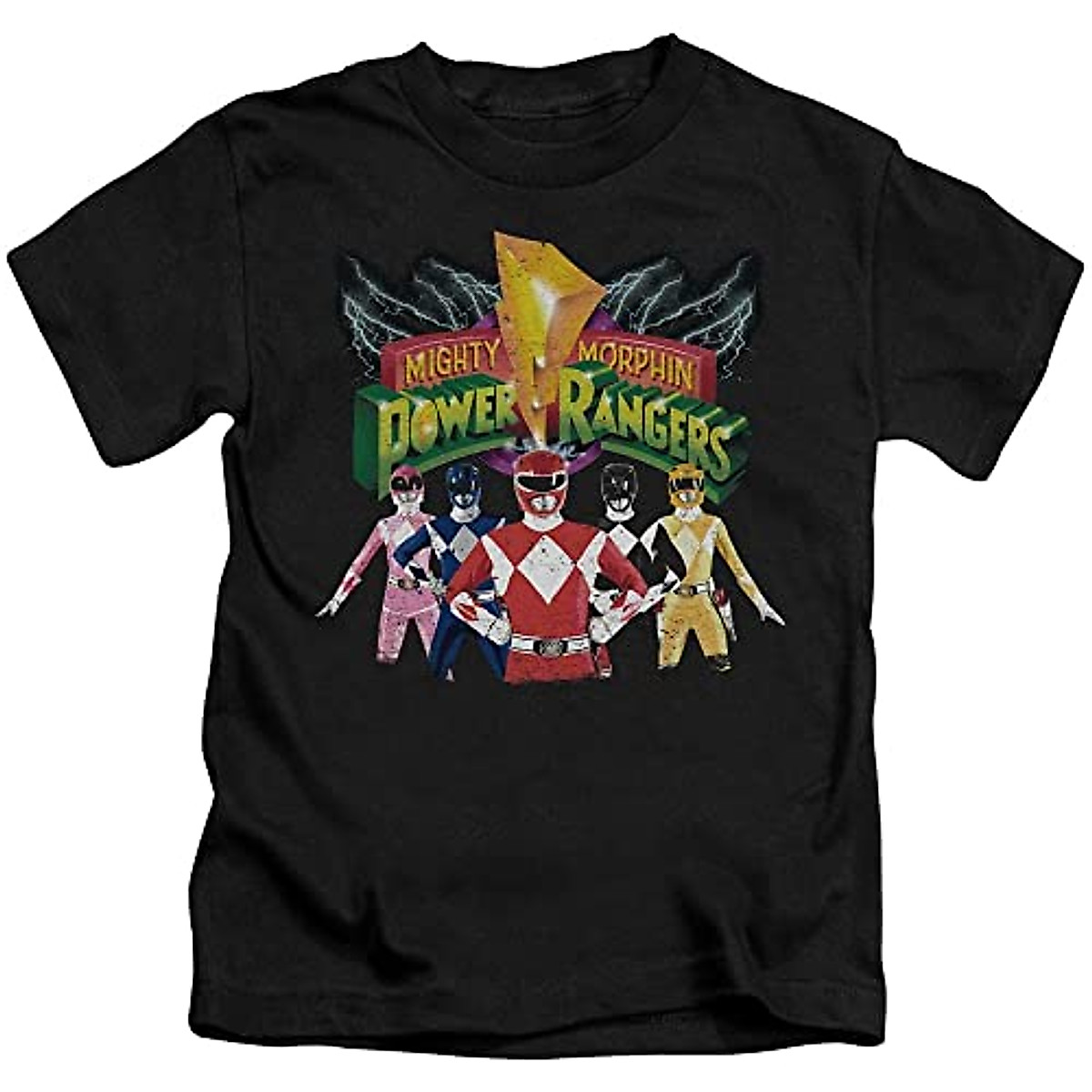 Power Rangers Rangers Unite Kids T-Shirt 4 Black