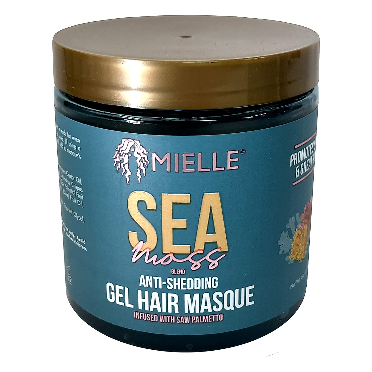 Mielle Sea Moss Blend Collection - Anti-Shedding Shampoo, Conditioner, Hair Masque 3 PCS Bundle Set
