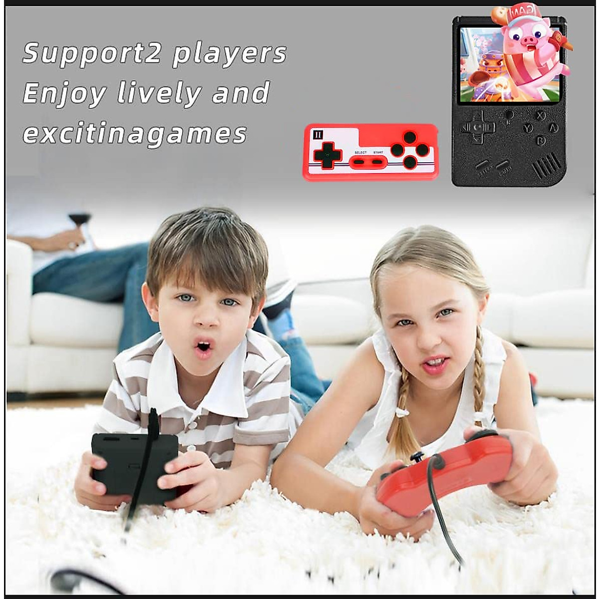 Portable Handheld Game Console for Kids & Adults